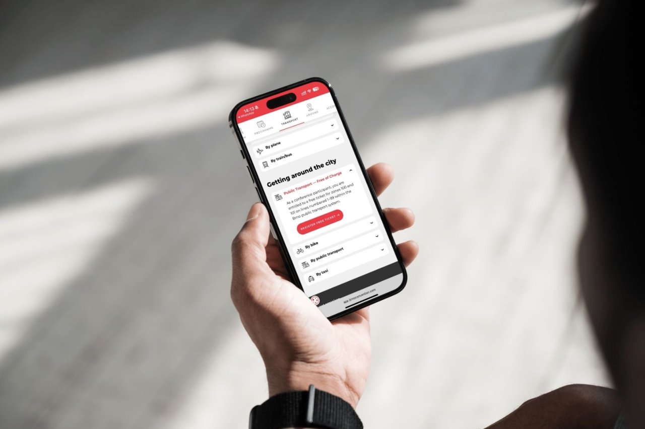 BCB Event App - Brno Convention Bureau